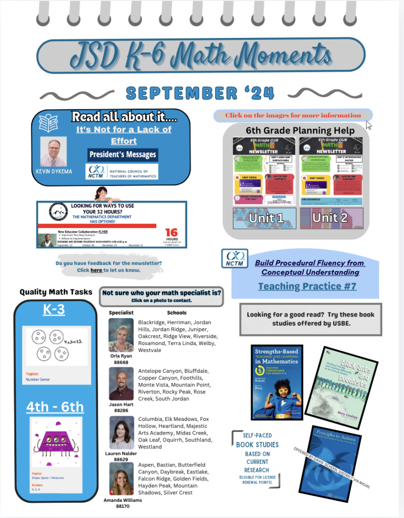 Elementary Mathematics – Jordan Teaching & Learning